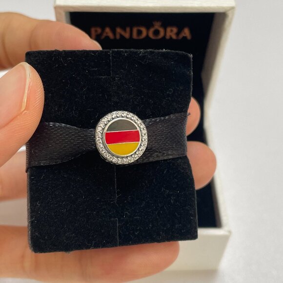 Pandora | Jewelry | Pandora Germany Flag Exclusive Bead Charm | Poshmark